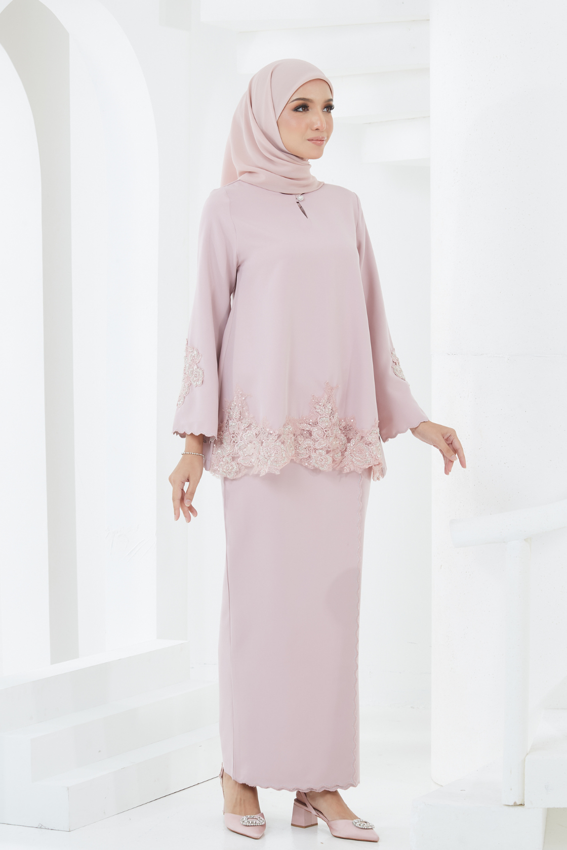 Myravallyn | Online Fashion | Malaysia Modest Clothing | Baju Kurung | Qabul Bride Series Mawar ...